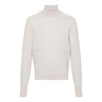 Drumohr Hellbeiger Kaschmir-Strickpullover - - Knitwear - Herren - Beige - 2XL