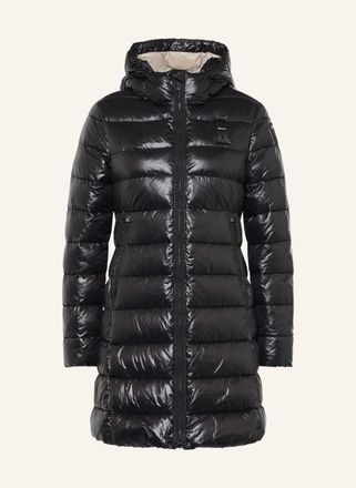 Blauer Steppmantel Adelaide schwarz