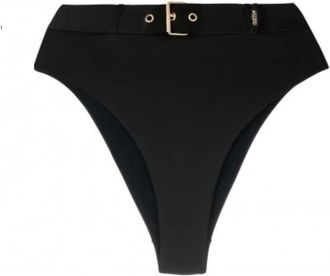 Moschino Femme, Maillots de bain, Noir, Taille: 44 FR Culotte de bikini avec boucle