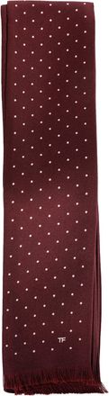Tom Ford Micro Polkadot Silk Scarf