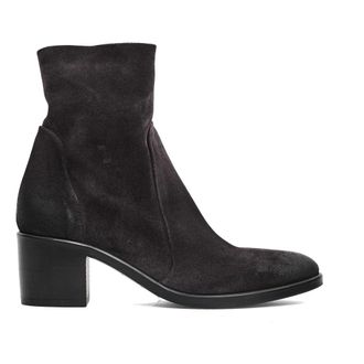 Strategia Graue Wildleder Stiefeletten mit Rei&szlig;verschluss - - Shoes - Damen - Grau - 35 EU