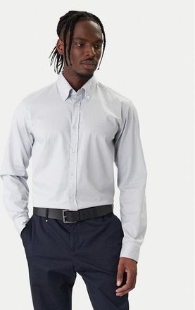 HUGO BOSS Hemd Rickert 50553001 Grau Regular Fit