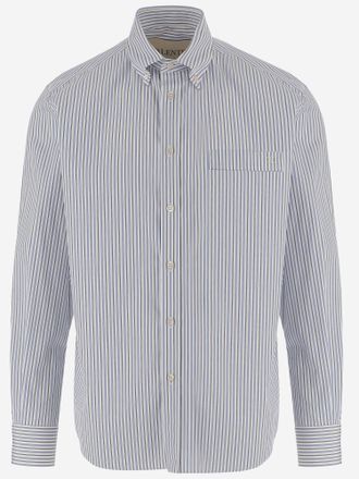 Valentino Mens Cotton Shirt With Logo