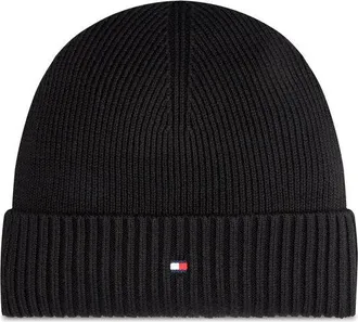 Tommy Hilfiger M&uuml;tze Flag AM0AM12796 Schwarz