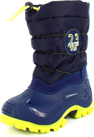 Spirale Jungen Unisex Kinder Eric Schneestiefel, Blau-Lime, 23 EU