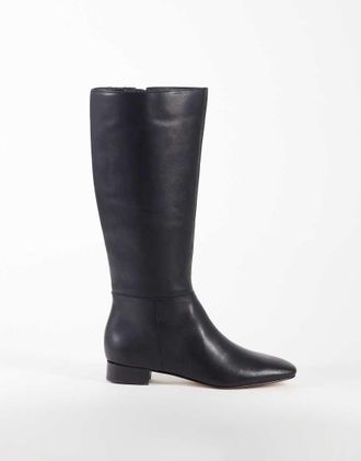 Dolce Vita Tywin bottes hauteur genou en cuir noir