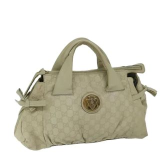 Gucci Pre-owned Cuir sacs-main - Femme - Pre-owned - Beige - Taille: ONE Size