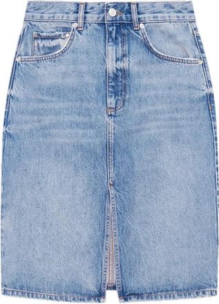 Anine Bing Femme, Jupes, Bleu, Taille: 36 FR Jamey Skirt