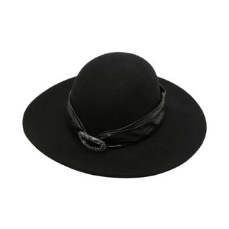 Ermanno Scervino Chapeau &agrave; larges bords - Femme - Accessoires - Noir - Taille: M