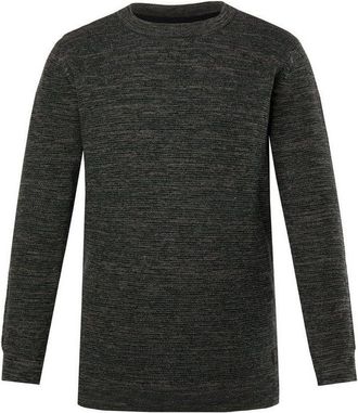 Men Plus Rundhalspullover Pullover Melange-Qualit&auml;t Baumwolle