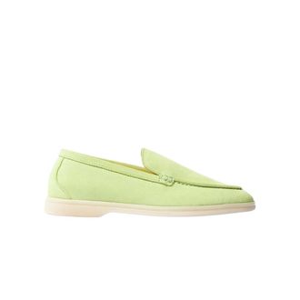 Scarosso Femme, Chaussures, Vert, Taille: 42 EU Mocassin Vert Matcha en Daim