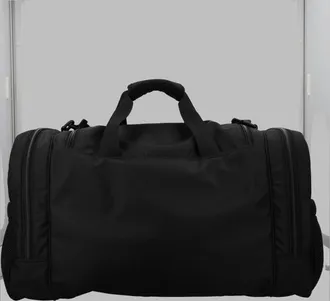 Balenciaga Mens Duffel Bag Hike Gym Black Polyamide Luggage Suitcases