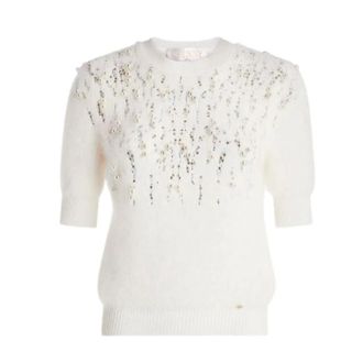 Genny Femme, Pulls, Blanc, Taille: 36 FR Genny Sweaters