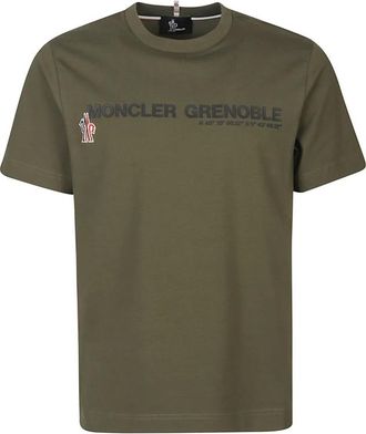 Moncler Homme, Tops, Vert, Taille: XL T-Chemises