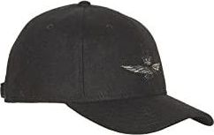 Aeronautica Casquette Baseball HA1085, Laine, Casquette, Chapeau, Visi&egrave;re, Noir, Taille Unique