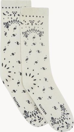 Kujten Chaussettes cachemire - Chaussettes Sig Bandana