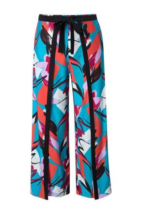 Ulla Popken Schlupfhose Hose Rose Wickeloptik weites Bein Komfortbund