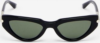 Alexander McQueen T-Bar-Sonnenbrille im Cat-Eye-Stil - Item 841644J07491055