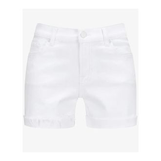 7 For All Mankind Mid Roll Short - - Shorts - Damen - Wei&szlig; - W27