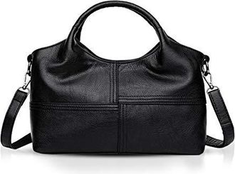 Nicole & Doris Sacs à Main pour Femme Sac dépaule Sacs à Main à la Mode Sacs à bandoulière avec poignée en Haut Noir