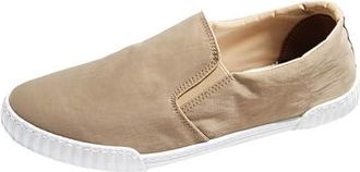 Generic Chaussures basses en toile pour homme - Respirantes - Chaussures plates &agrave; enfiler - Doux et confortables - Espadrilles classiques - Mocassins - Chauss