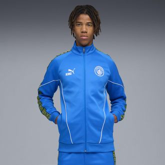 Puma Veste KING Anthem Manchester City Homme, V&ecirc;tements, Bleu, 3XL