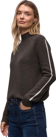 Street One Pullover mit Tape-Details Rustic Brown Mel. 44