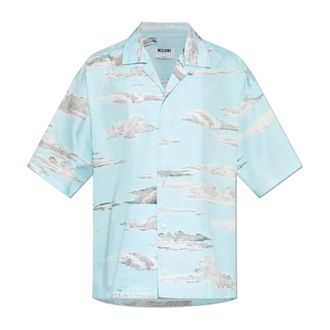 Moschino Herren, Shirts, Blau, MGr&ouml;&szlig;e