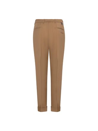 low brand Mens Trousers Beige Virgin Wool