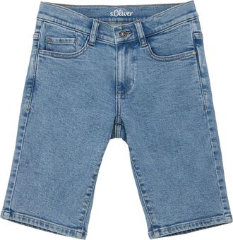 s.Oliver Junior Unisex Kinder 2145760 Jeans Bermuda, Slim Fit, blau 53Z2, 146