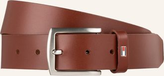 Tommy Hilfiger Lederg&uuml;rtel New Denton braun