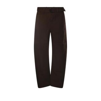 Christophe Lemaire Twisted Belted Pants - - Trousers - Herren - Braun - XL