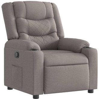 vidaXL Relaxsessel Taupe Stoff - Vidaxl