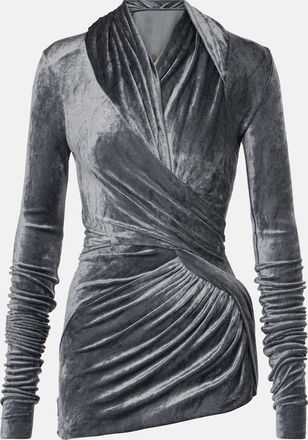 Rick Owens Top Magnetic aus Samt