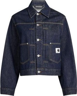 Carhartt Work in Progress Veste droite en jean brut