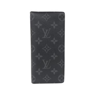 Louis Vuitton Pre-owned Portefeuille Brazza Monogram Eclipse Wallet - Homme - Pre-owned - Noir - Taille: ONE Size