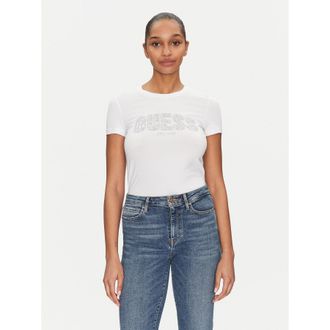 Guess T-Shirt 172699 Wei&szlig; Classic Fit