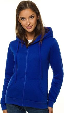 OZONEE Damen Kapuzenpullover Sweatjacke Sweatshirt Farbvarianten Kapuzenjacke Kapuzenpulli Langarm Kapuze Hoodie Sport Style Casual Fitness Basic Training 77