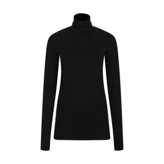 Sportmax Femme, Pulls, Noir, Taille: 38 FR Stone Turtleneck Jumper