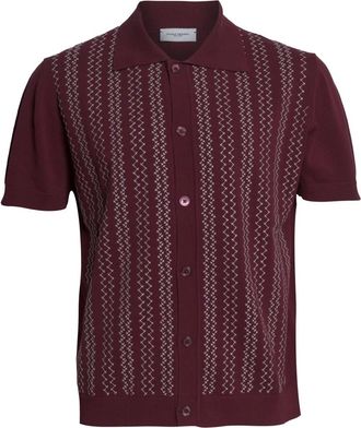 Paolo Pecora Homme, Pulls, Brun, Taille: L Knit Shirt A048 F900