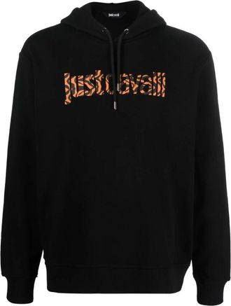 Just Cavalli Homme, Sweatshirts et sweats &agrave; capuche, Noir, Taille: M SweaT-shirts &agrave; capuche