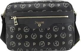 Pollini Femme Sac &agrave; bandouli&egrave;re Polyur&eacute;thane TE8402PP02Q2C, Noir, Taille unique