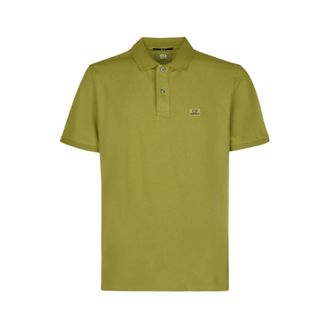 C.P. Company Slim Fit Logo Polo - - Tops - Herren - Gr&uuml;n - M