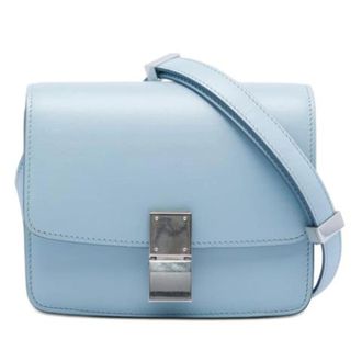 Celine Pre-owned Sac bandouli&egrave;re Classic Box - Femme - Pre-owned - Bleu - Taille: ONE Size