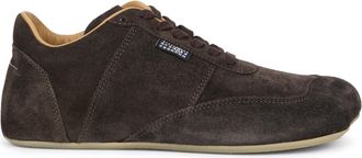 Maison Margiela Suede Lace-Up Sneaker - Brown