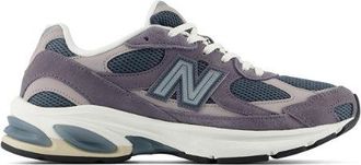 New Balance Unisex 2010 in Grau/Blau/Wei&szlig;, Wildleder/Mesh, Gr&ouml;&szlig;e 37.5