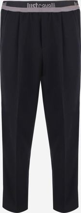 Just Cavalli Pantalon en viscose m&eacute;lang&eacute;e extensible Just Cavalli