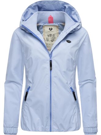 Ragwear Damen wasserdichte Übergangsjacke leichte Jacke kurz mit Kapuze Dizzie Intl Cloud024 Gr. 3XL