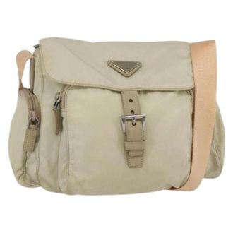 Prada Pre-owned Vintage Umh&auml;ngetasche - - Pre-owned - Damen - Beige - ONE SIZE