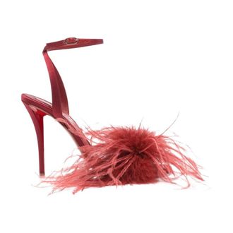 Christian Louboutin Miss Z Poupi 100 Riemchensandalen - - Shoes - Damen - Rot - 36 EU